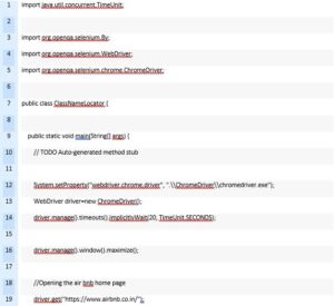 A Detailed Introduction To Selenium: Using The Class Name Locator In ...
